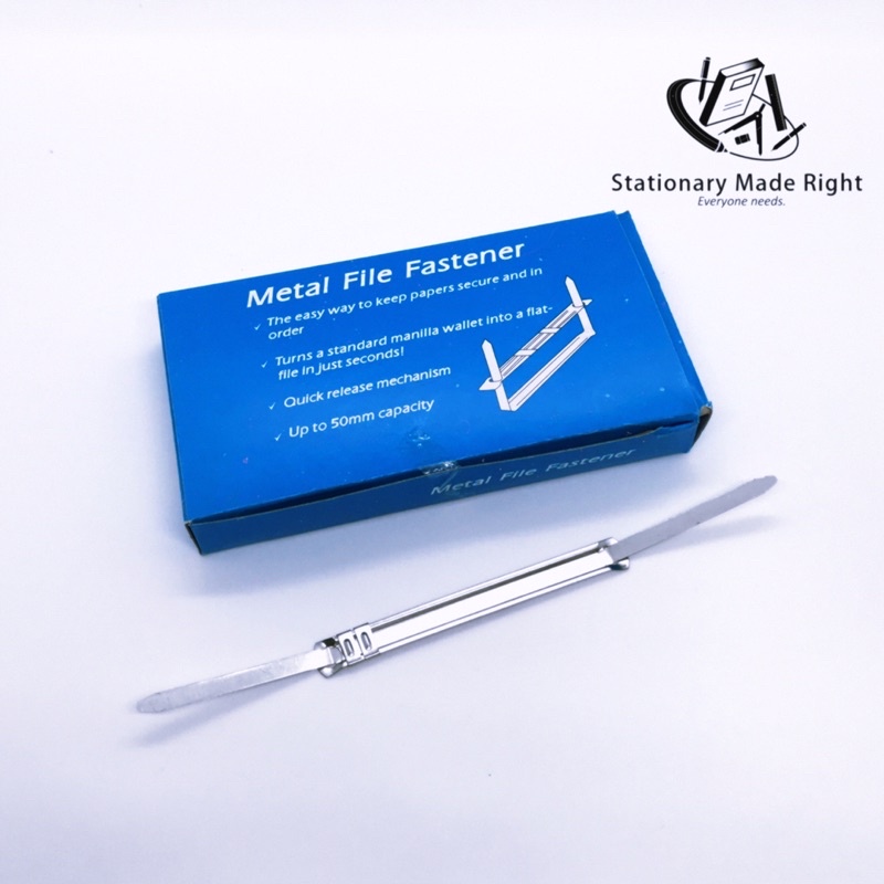 50PCS Set Premium Metal Paper File Fastener Base 2 Hole Binder Clip ...