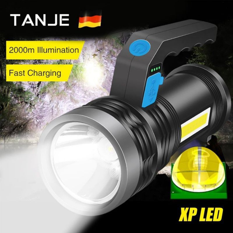 ️ TANJE UpTo 2000M High Power Super Bright LED Searchlight Outdoor ...