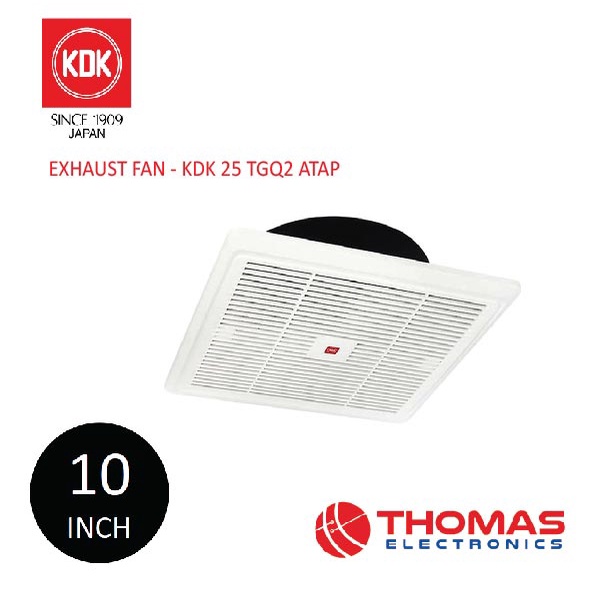 EXHAUST FAN KDK 25 TZQ2 ROOF CEILING Exhaust KDK 10 inch Official ...