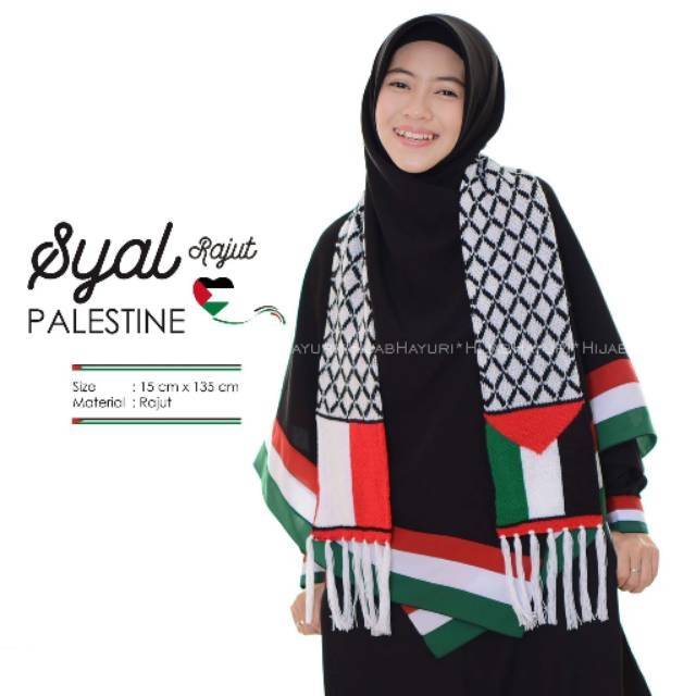 Hayuri Palestine Knit Scarf (Palestine) | Shopee Malaysia