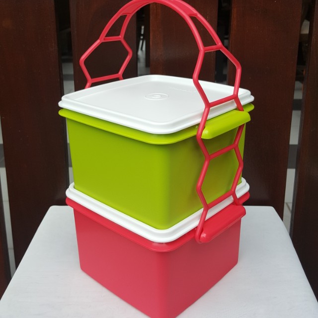 Tupperware Double Deep with Cariolier 1.7L | Shopee Malaysia