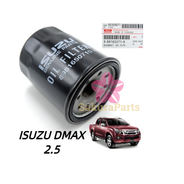 ISUZU D-MAX DMAX 2.5 Oil Filter 8981650710 (Original) | Shopee Malaysia
