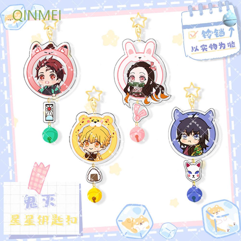 QINMEI Creative Animation Peripheral Gifts Key Ring Demon Slayer ...