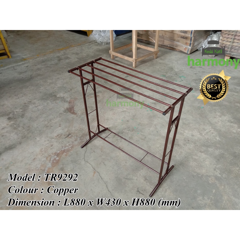 Harmony Powder Coated Metal Towel Rack / Tuala Rack Besi / Metal Towel ...