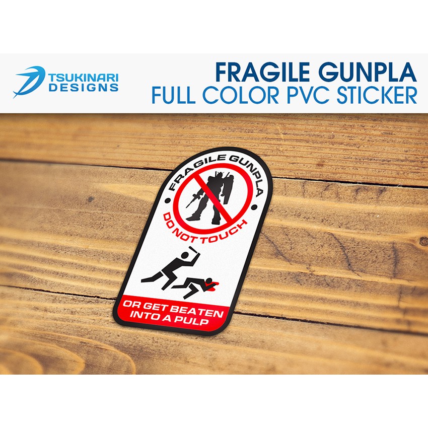 Fragile Gunpla Sticker | Shopee Malaysia