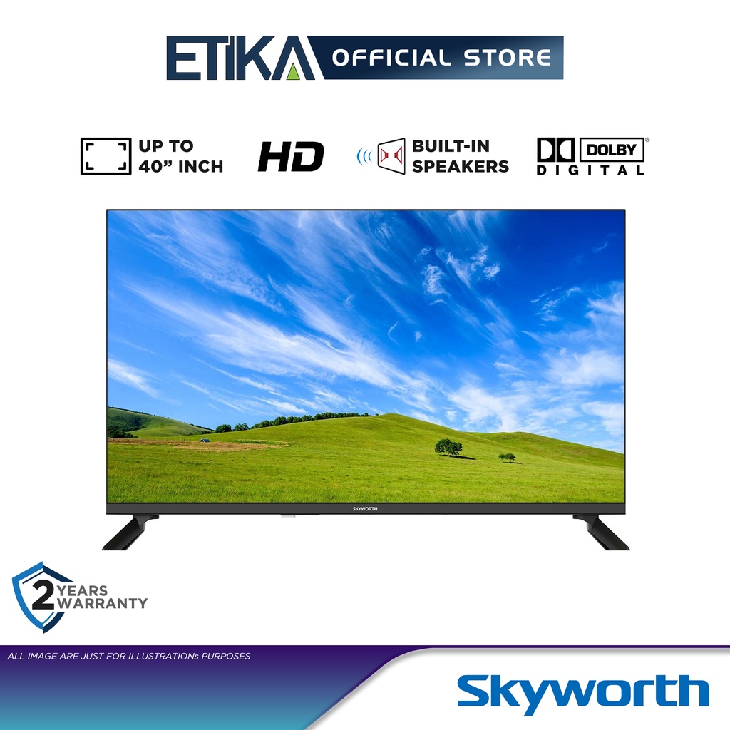 Skyworth 32STD2000 32" | HD LED TV with Built-In Speaker | Shopee Malaysia