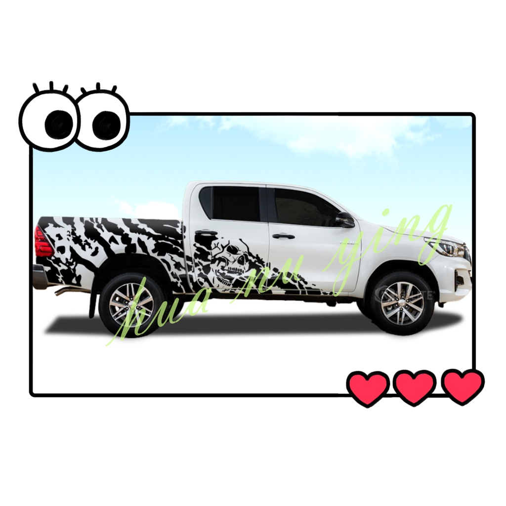 Body Sticker/Side Body Lining Toyota Hilux Sport, Revo, TRD Sportivo ...