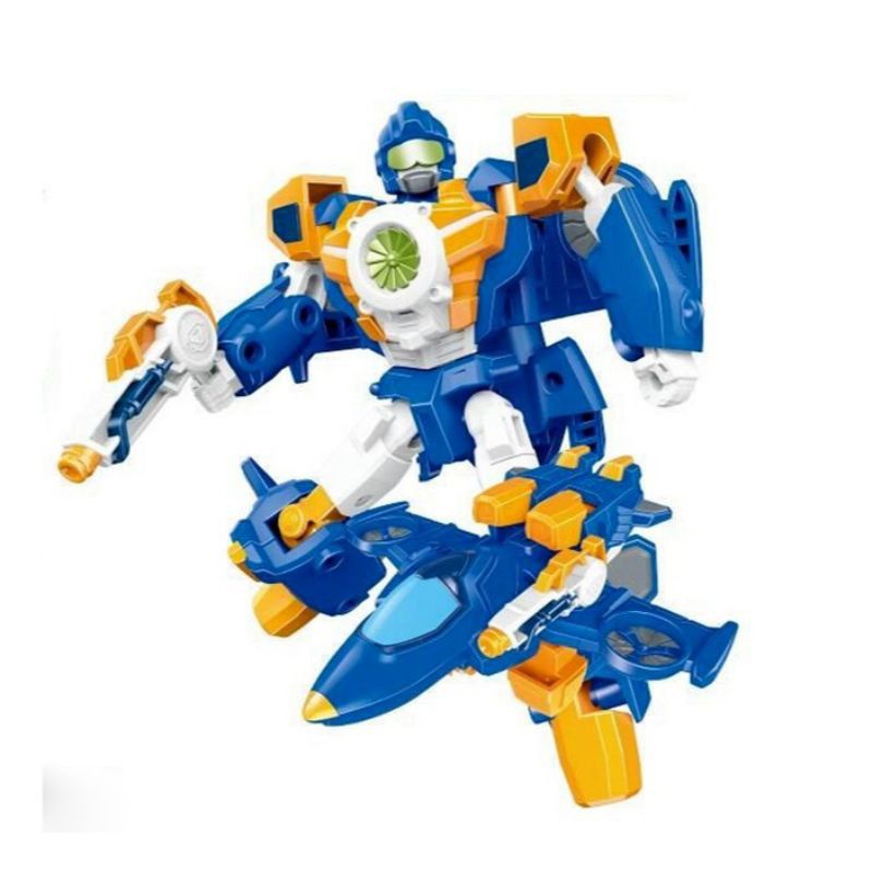 Robot Toy Transforms Shape into a Fighter Jet Plane | Shopee Malaysia