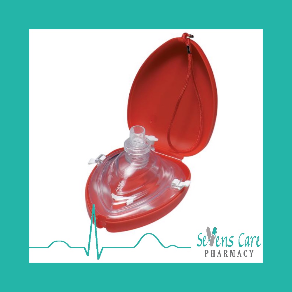 CPR POCKET MASK WITH COVER (ORANGE CASE) | Shopee Malaysia