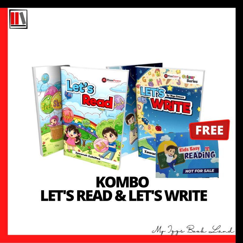 Let's Write Let's Read buku menulis dan membaca pra sekolah bahasa ...