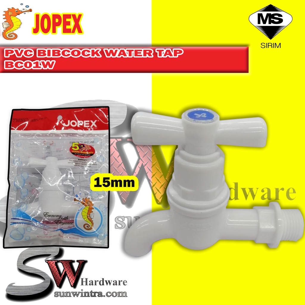 ORIGINAL JOPEX PREMIUM QUALITY PVC BIBTAP / KEPALA PAIP PVC (BUATAN ...