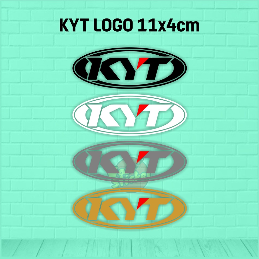 Kyt logo sticker 11x4cm oral cutting sticker | Shopee Malaysia