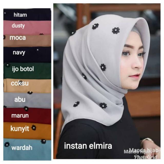 Instant Hijab (instant Triangle) | Shopee Malaysia