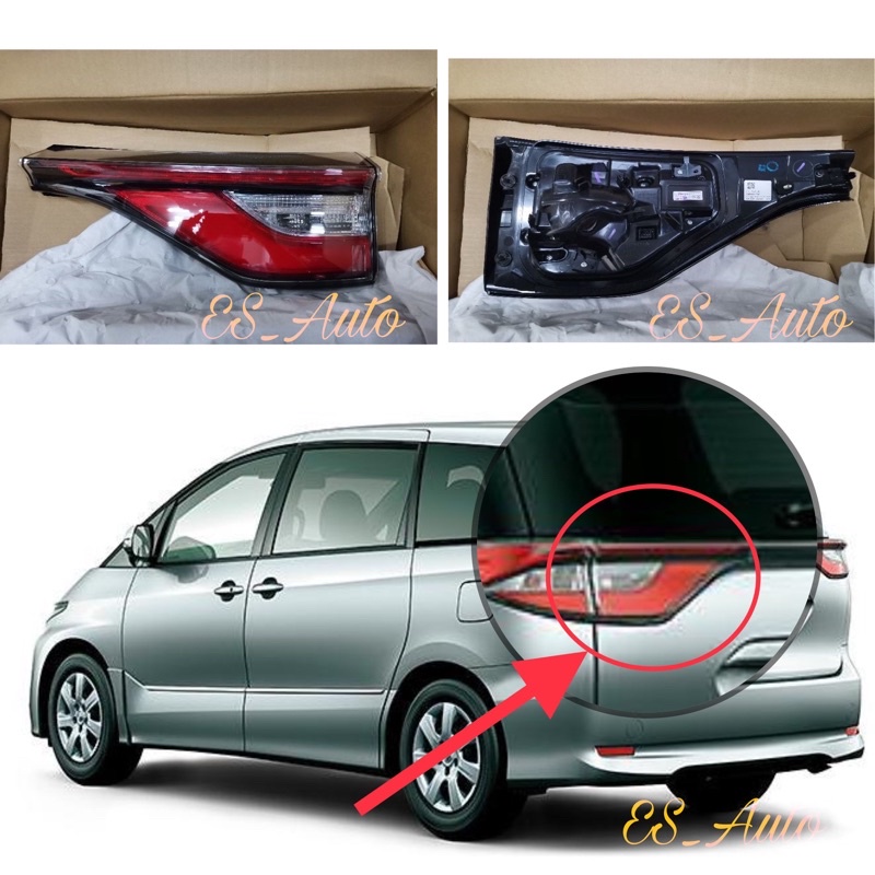 *ORIGINAL TOYOTA ACR50 ESTIMA 2016 AERAS REAR BONNET BOOT REFLECTOR ...