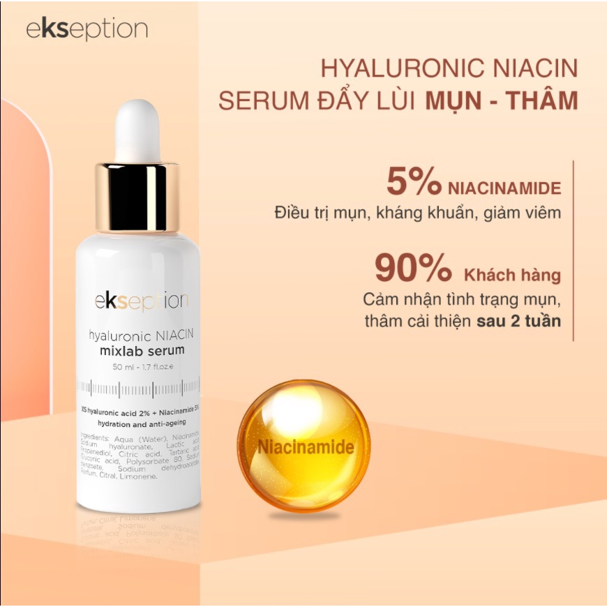 Ekseption Hyaluronic Niacin Skin Brightening Serum 50ml | Shopee Malaysia