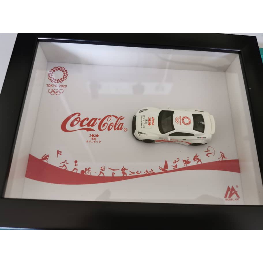 Time Model Nissan GTR R35 Skyline with frame 2020 Japan Olympic Coca ...
