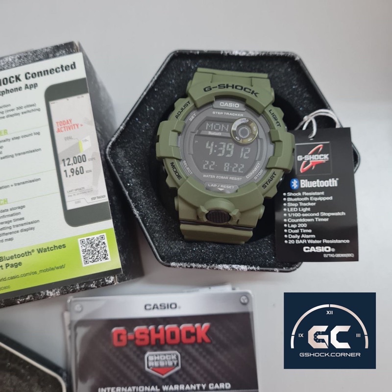 G-SHOCK ORIGINAL GBD-800UC-3/GBD-800UC-3ER/GBD-800UC/GBD800UC BLUETOOTH AMRY GREEN | Shopee Malaysia
