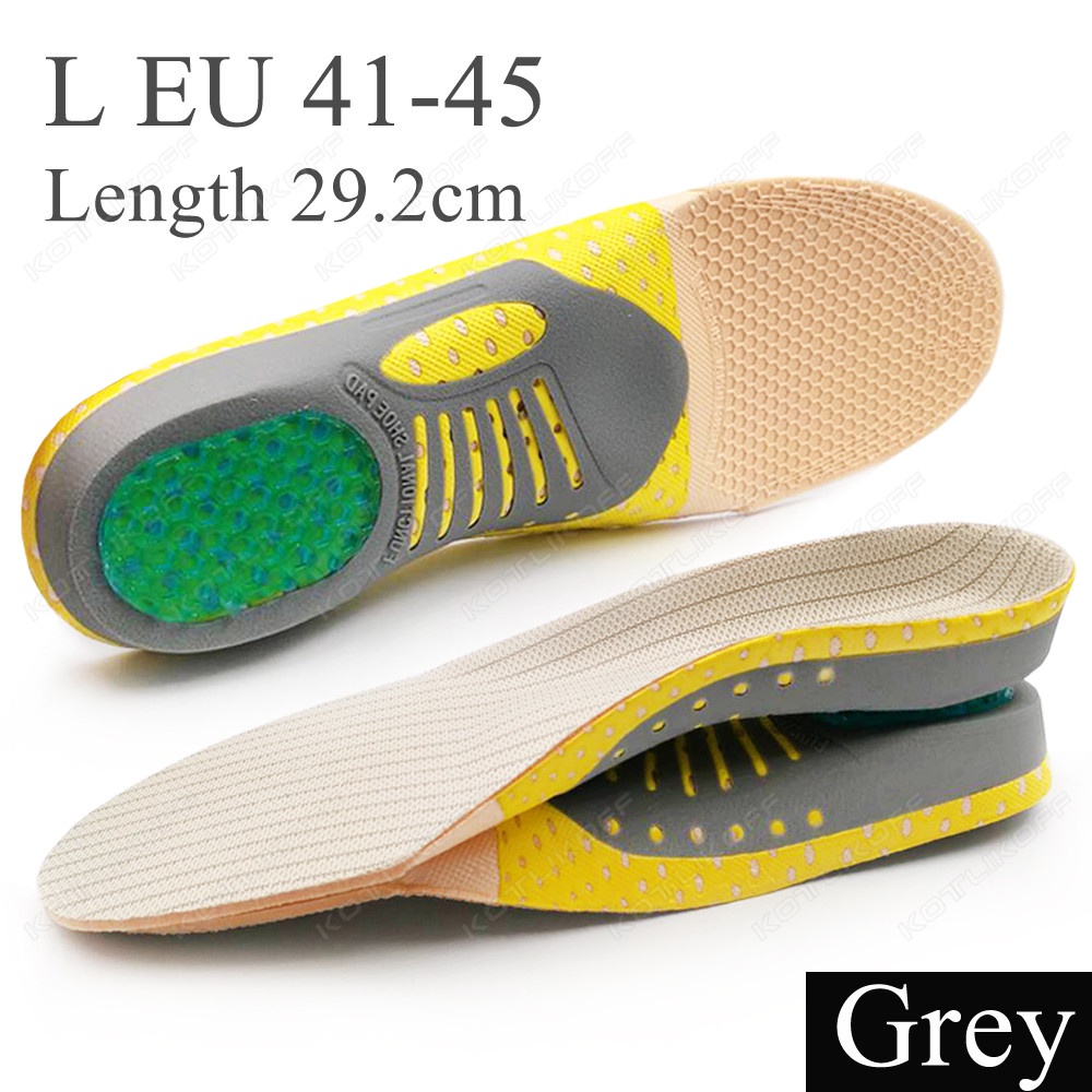 New Orthopedic Insoles Orthotics Flat Foot Health Sole Pad For Shoes ...