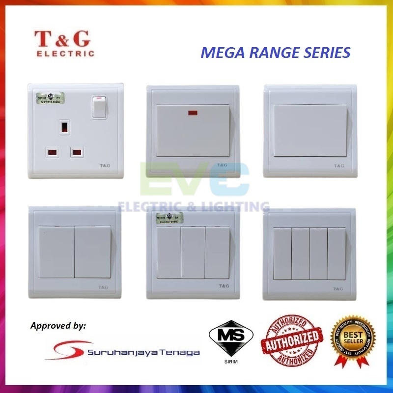 T&G Mega Range Switch (Big Rocker) | Shopee Malaysia