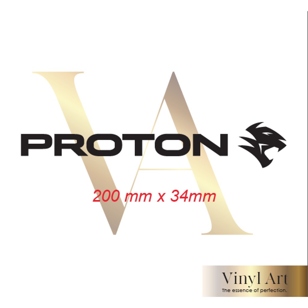 🔥Grand Opening Sales🔥Vinyl_Art Proton Logo, Car stickers Car decals ...
