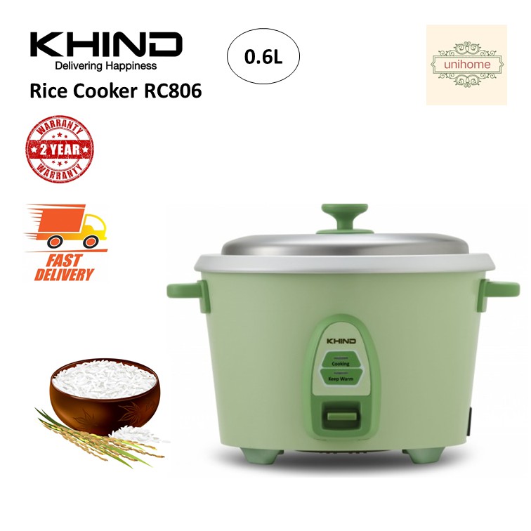 Khind Rice Cooker RC806 (0.6L) | Shopee Malaysia
