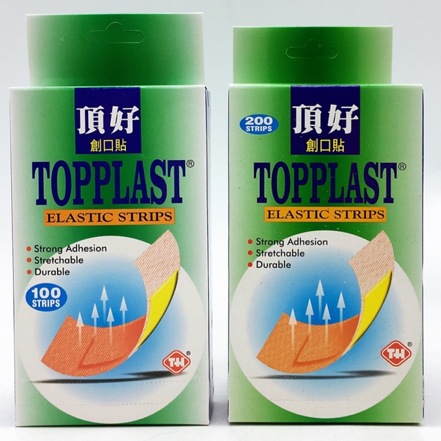 TOPPLAST elastic strips 创口贴 | Shopee Malaysia