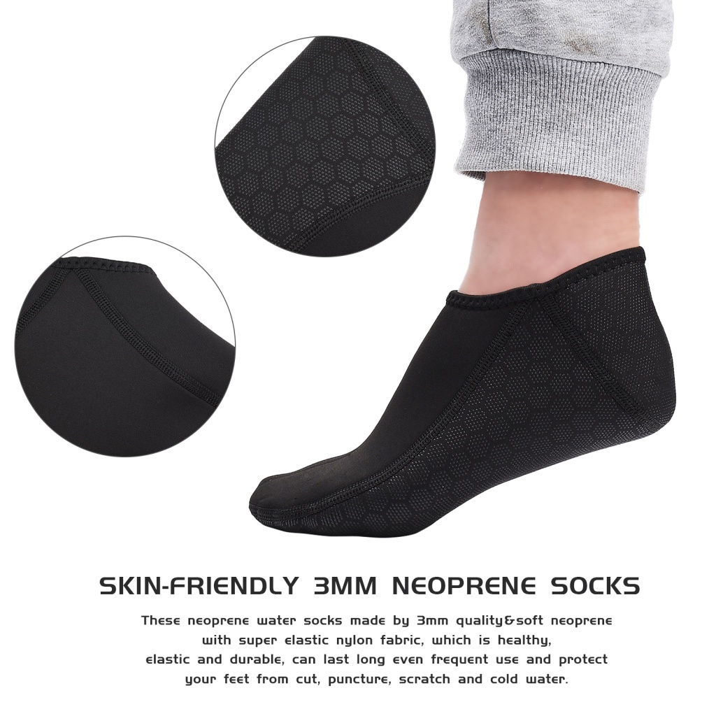 Neoprene Socks Waterproof Snorkeling Swim Unisex Warm Comfortable ...