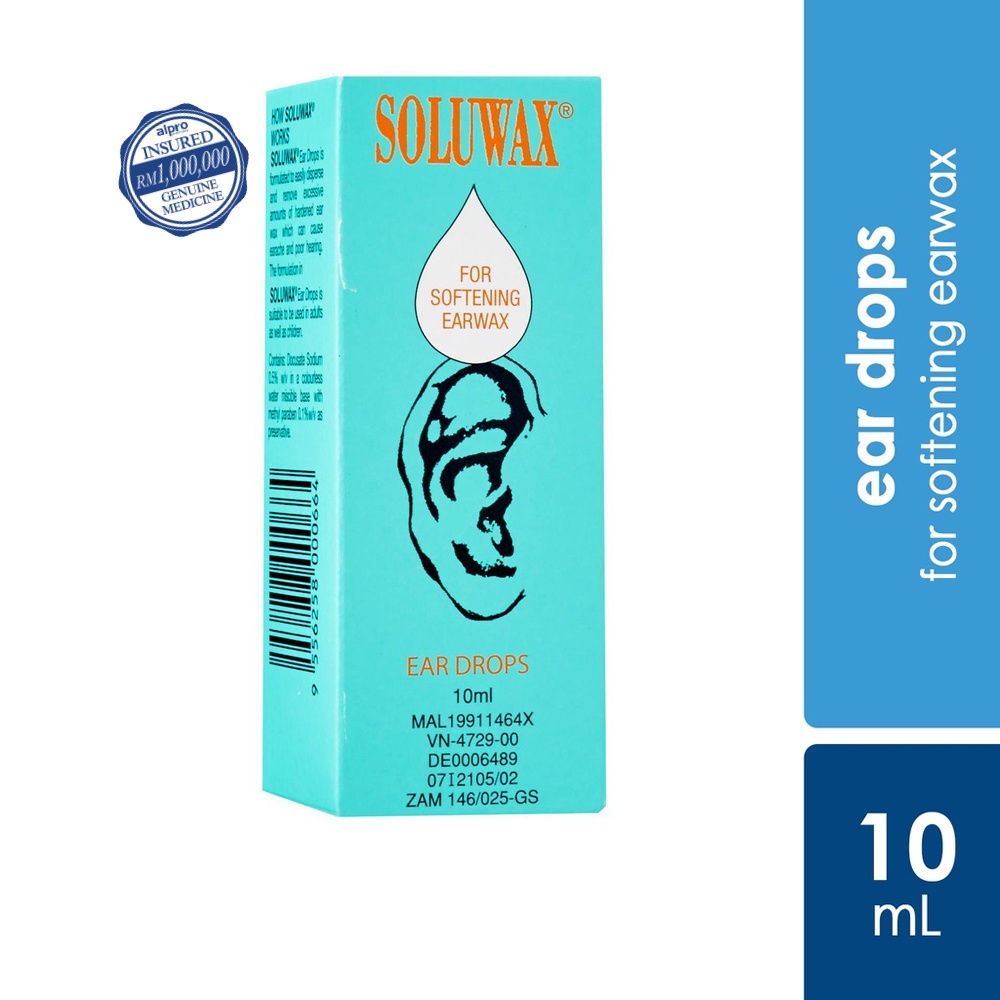 Soluwax Ear Drops 10ml | Shopee Malaysia
