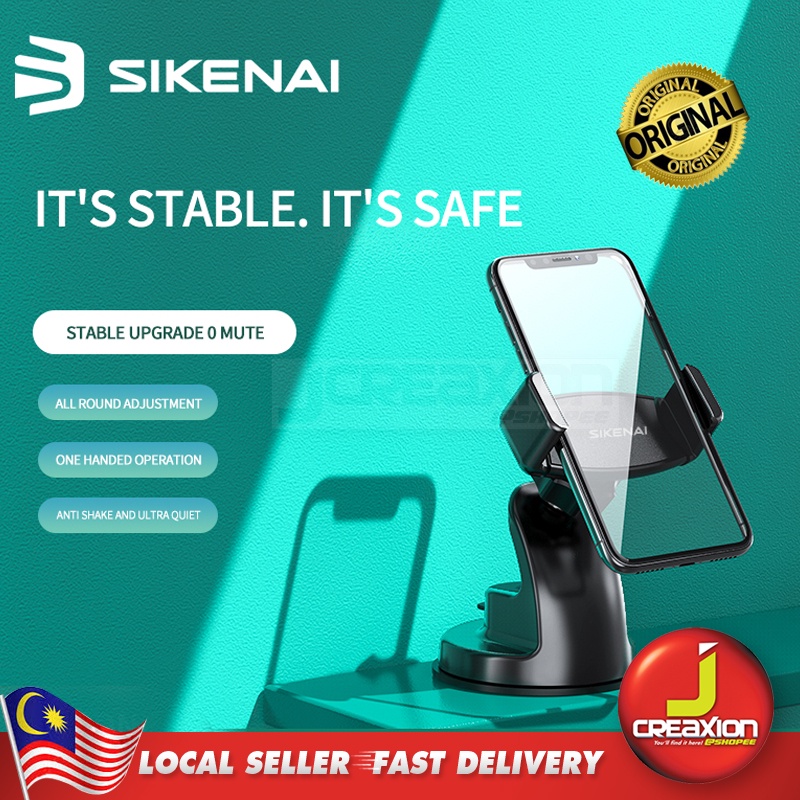 SIKENAI XO-60 Dashboard Suction Car Phone Holder Bracket | Shopee Malaysia