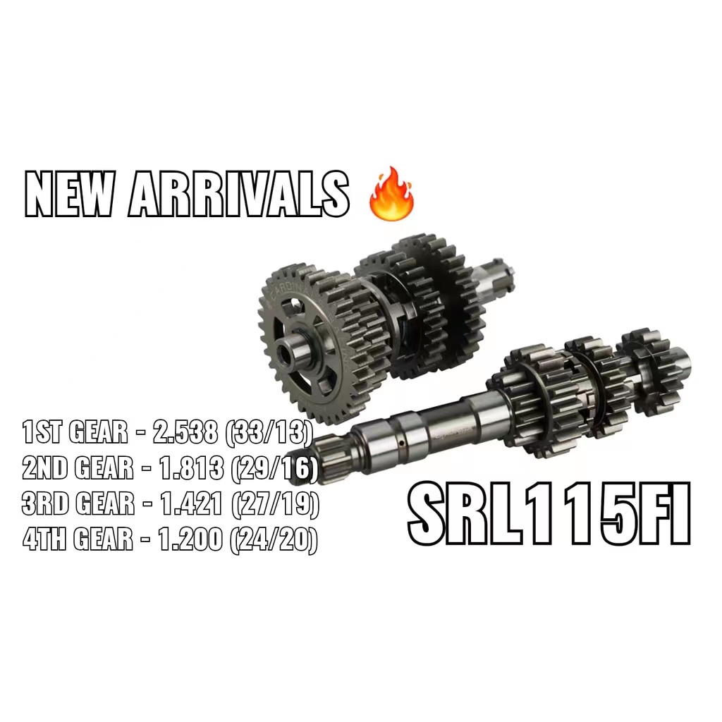 LIMITER STOCK SRL 115 FI LAGENDA 115 FI CARDINALS RACING GEAR BOX KIT ...