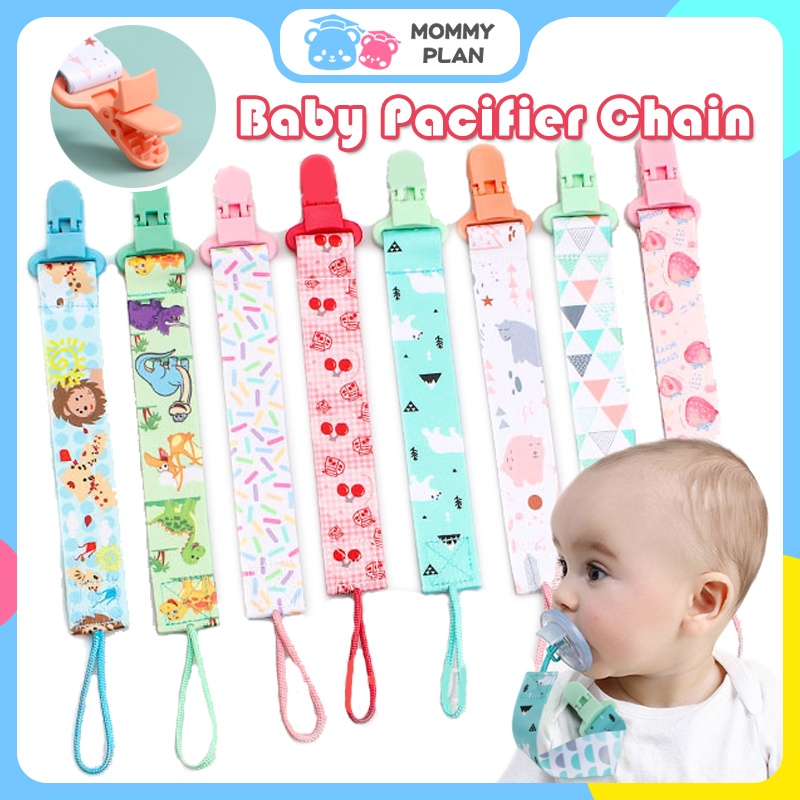 Baby Pacifier Clip Chain Cartoon Teether Soother Pacifier Chain Tali ...
