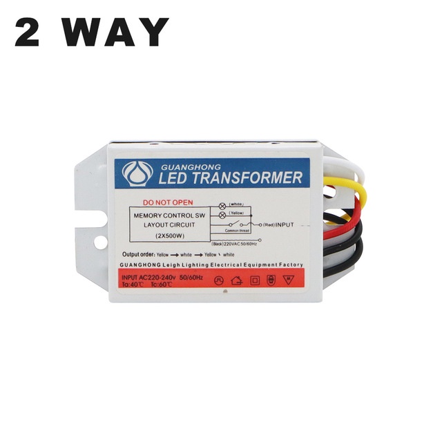 220v Digital Subsection Switch 3ways 500w*3 Independence Control ...