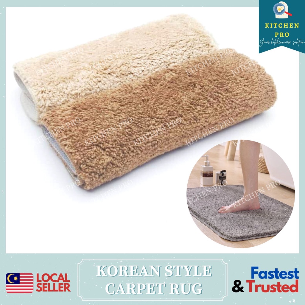 𝐊𝐈𝐓𝐂𝐇𝐄𝐍 𝐏𝐑𝐎 | Korean Style Simple Design Anti Slip Carpet / Thick ...