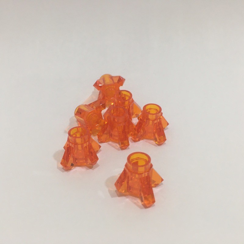 Lego Original Transparent Orange Crystal ( 1 piece ) | Shopee Malaysia