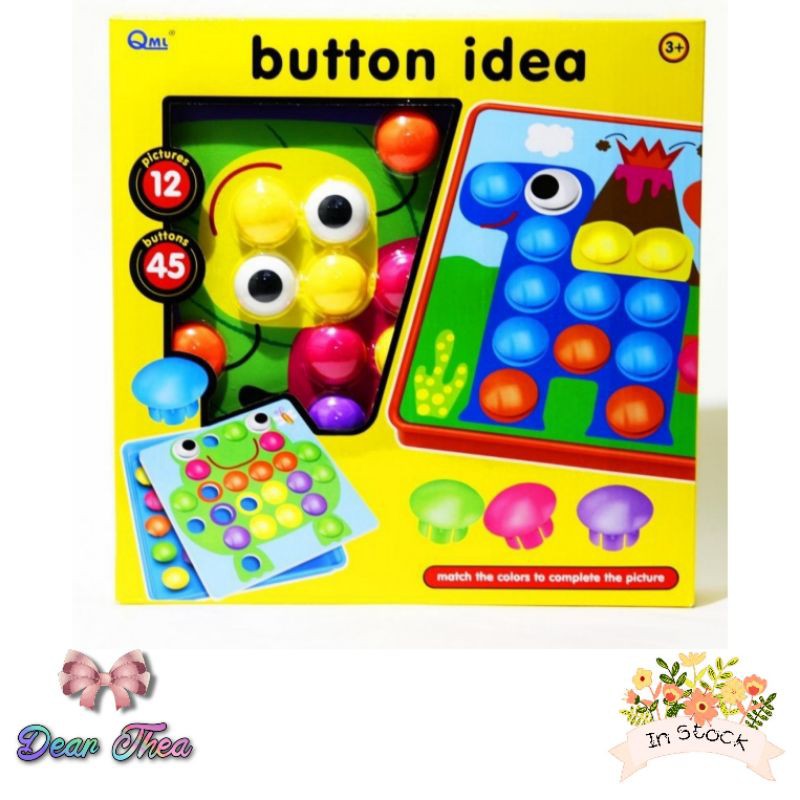 Puzzle Pegboard Button Idea - 拼图 蘑菇钉 插板 | Shopee Malaysia