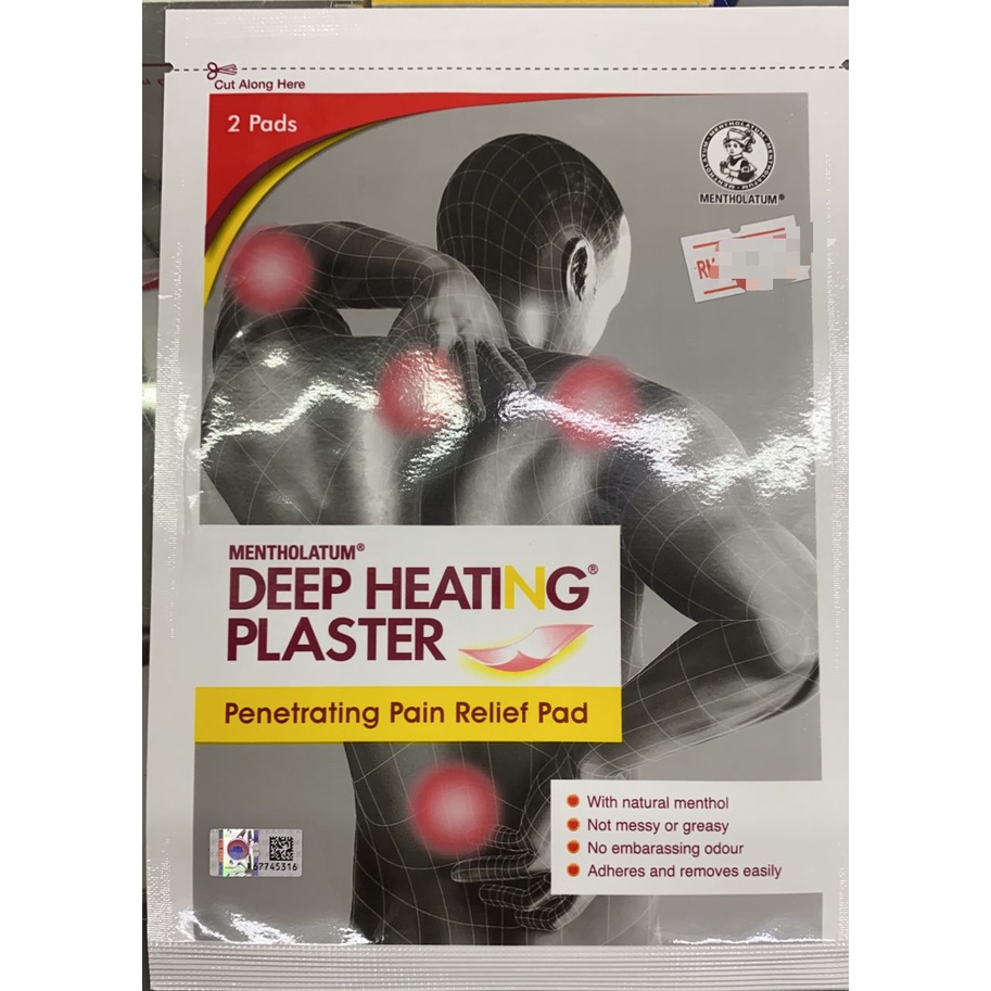 DEEP HEATING PLASTER PAIN RELIEF PAD 2's PADS | Shopee Malaysia