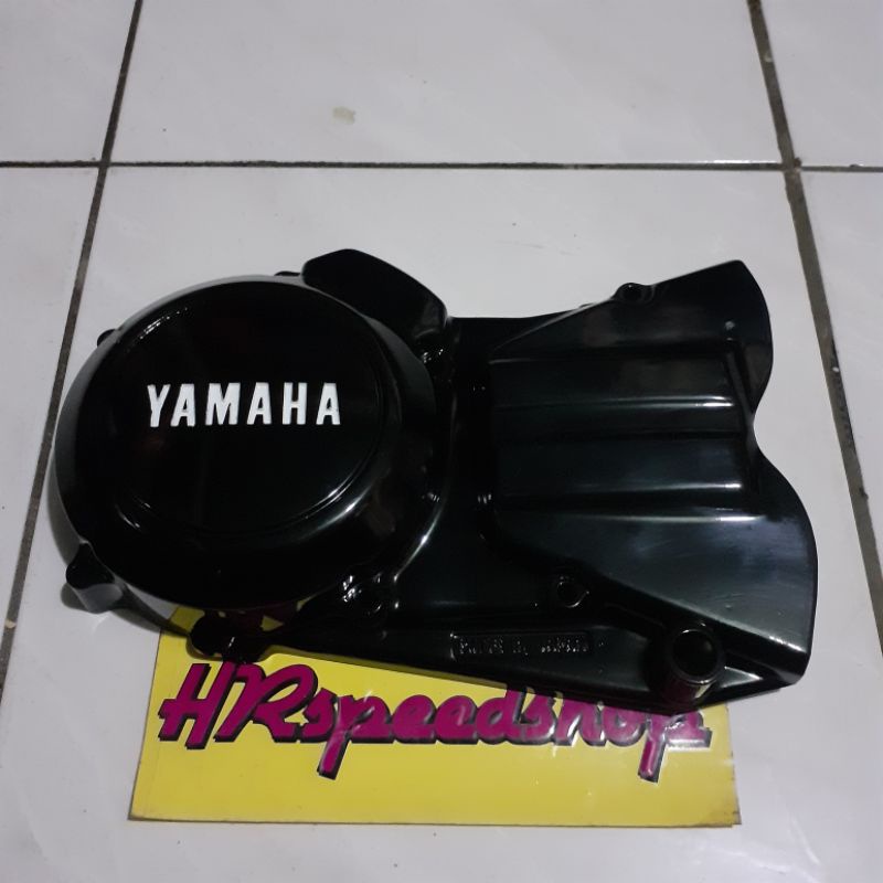 HITAM MESIN Body Block cover engine Left Black magnet maghnet yamaha ...