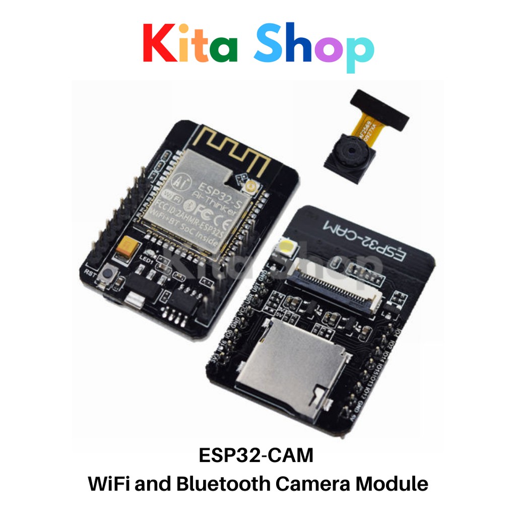 ESP32-CAM WiFi and Bluetooth Camera Module | Shopee Malaysia