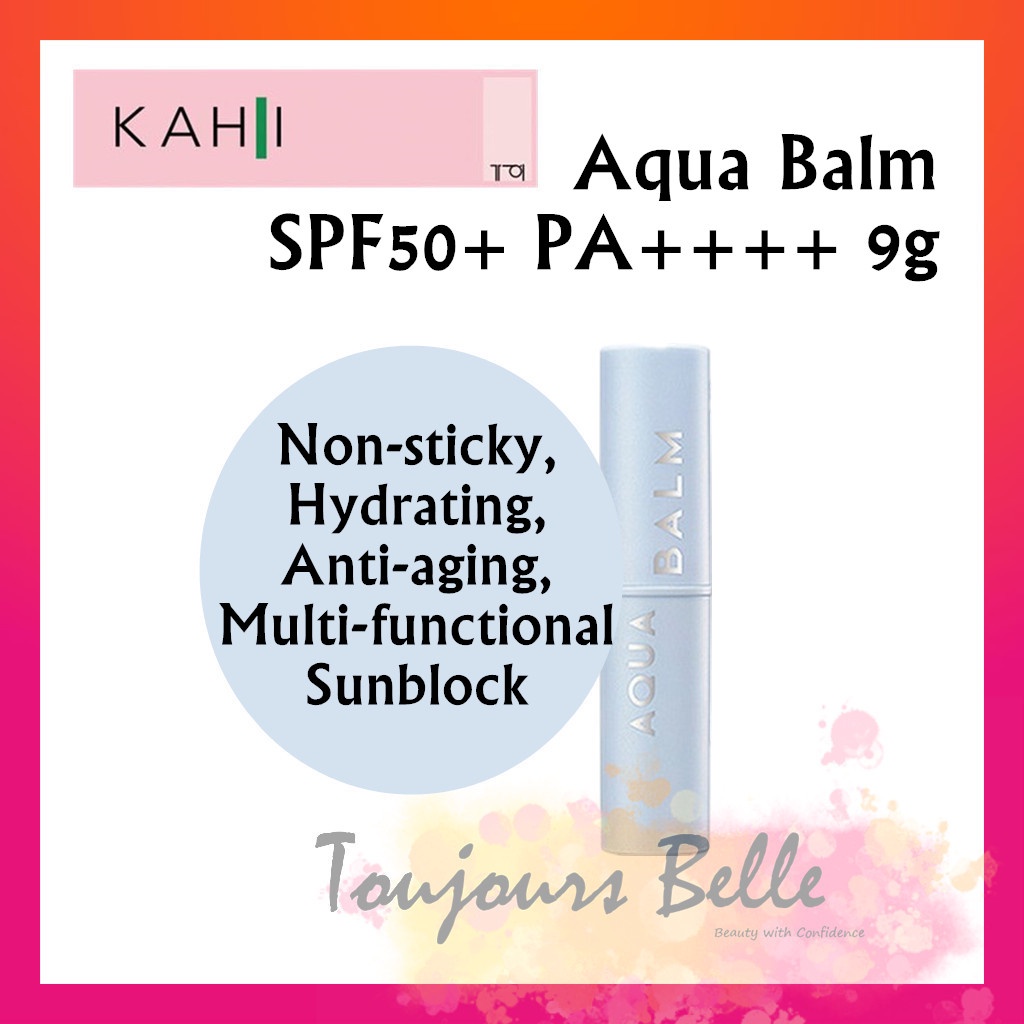 【Moisturizing Sun Block】Kahi Seoul Aqua Balm SPF50+ PA++++ 9g | Shopee ...