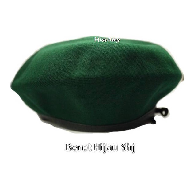 Kadet Remaja Sekolah ( KRS ) ( TKRS ) Topi KRS / Beret Hijau / Lencana ...