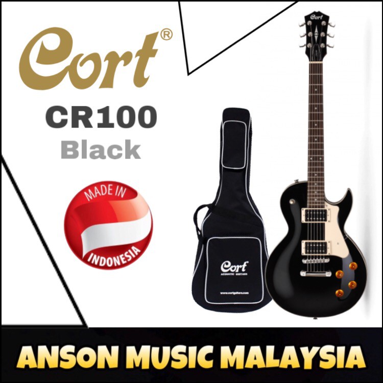 Cort CR100 Electric Guitar, Black | Shopee Malaysia
