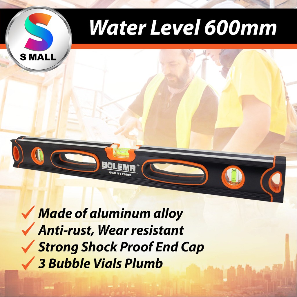 BOLEMA WATER LEVEL CLASSIC BOX LEVEL SPIRIT LEVEL WATER RULER MEASURING ...