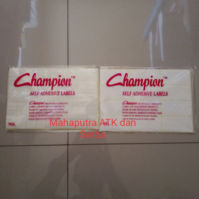 Price Labels / Champion Brand Name Stickers Labels | Shopee Malaysia