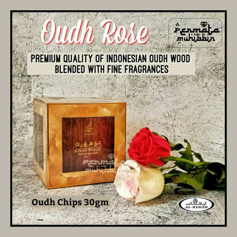 Bukhoor Oudh Rose 30gm by AlRehab bakhoor wangian rumah oud home ...