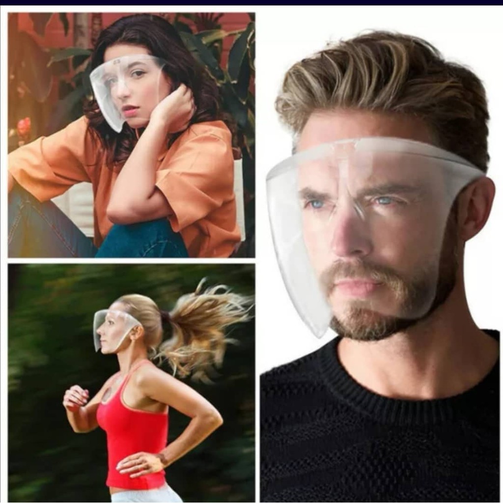 JMALL Face Shield Anti Fog Full Face Acrylic Full Face Sunglasses Full ...