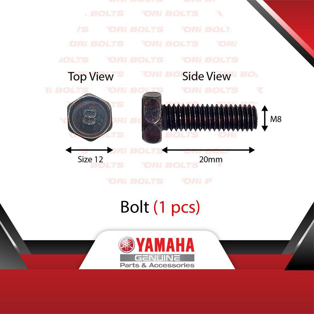 97017-08020 Yamaha Original Y125ZR (0611) Bolt Gantung Exhaust 135LC ...