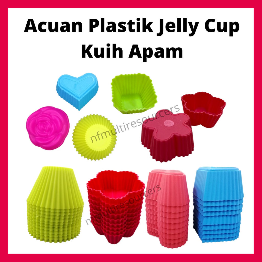 Acuan Kuih Apam Rose Acuan Jelly Acuan Agar Agar Jelly Mould Love Acuan ...