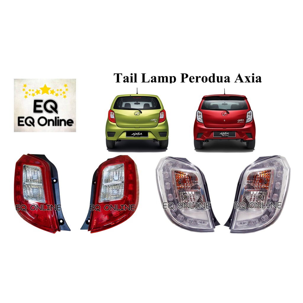 Perodua Axia 2014 Tail Lamp (L/R) Malaysia 2015 2016 2017 2018 2019 ...