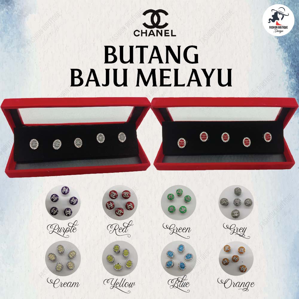 {READY STOCK} Butang Baju Melayu Pelbagai Warna Dengan Bekas | Shopee ...