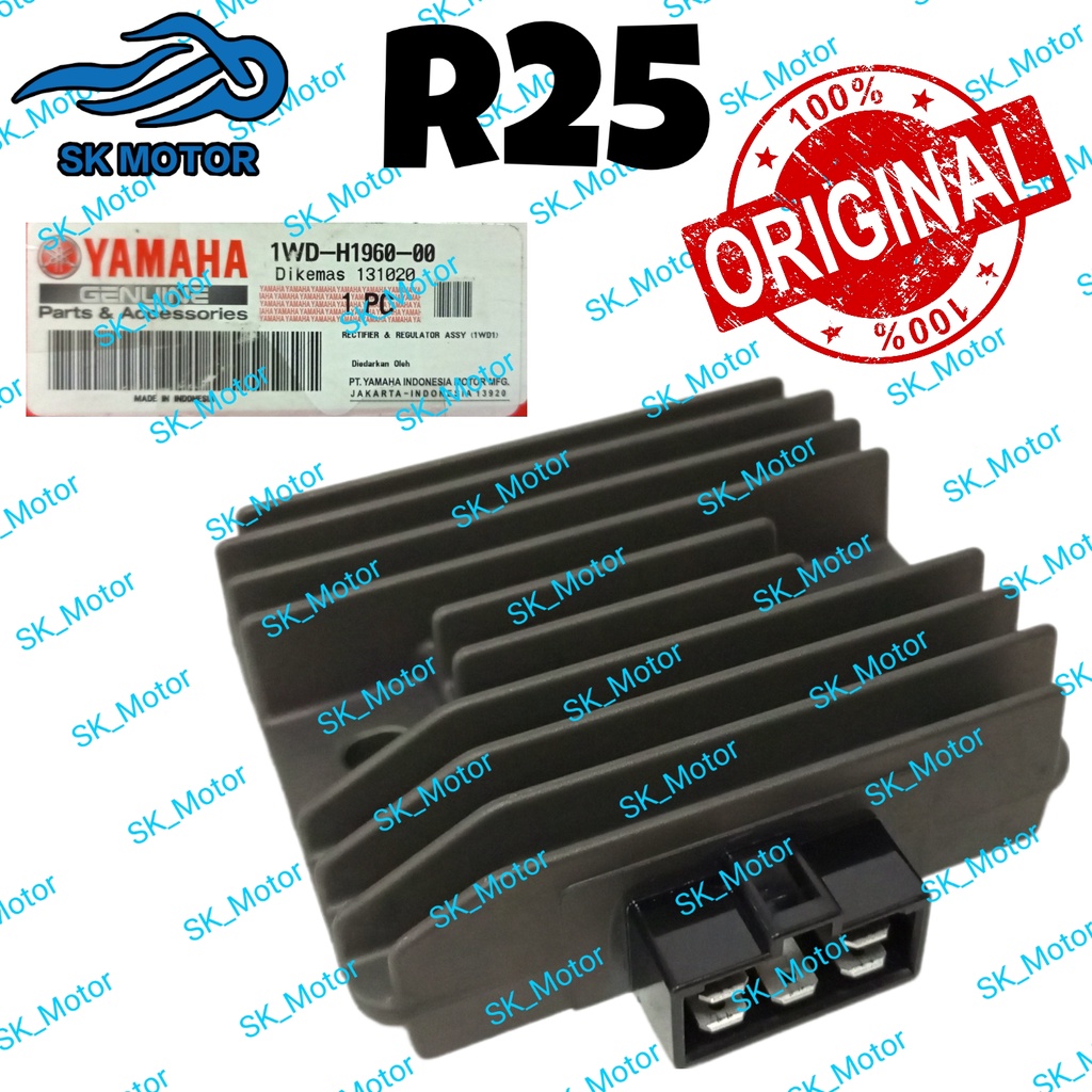 Yamaha YZF-R25 R25 V1 V2 Original Rectifier Regulator Assy 1WD-H1960-00 ...